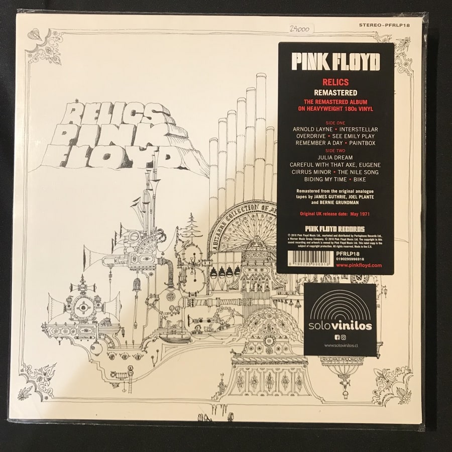 Pink Floyd Relics | Solo Vinilos