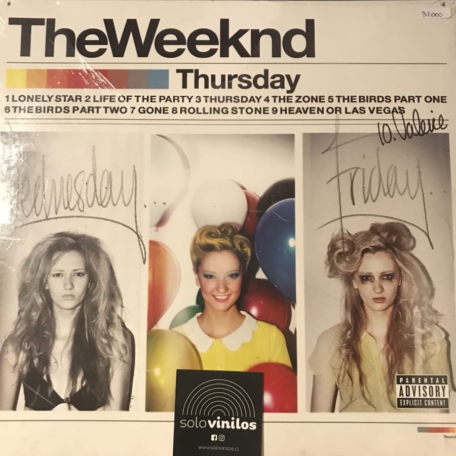 The Weeknd Thursday | Solo Vinilos