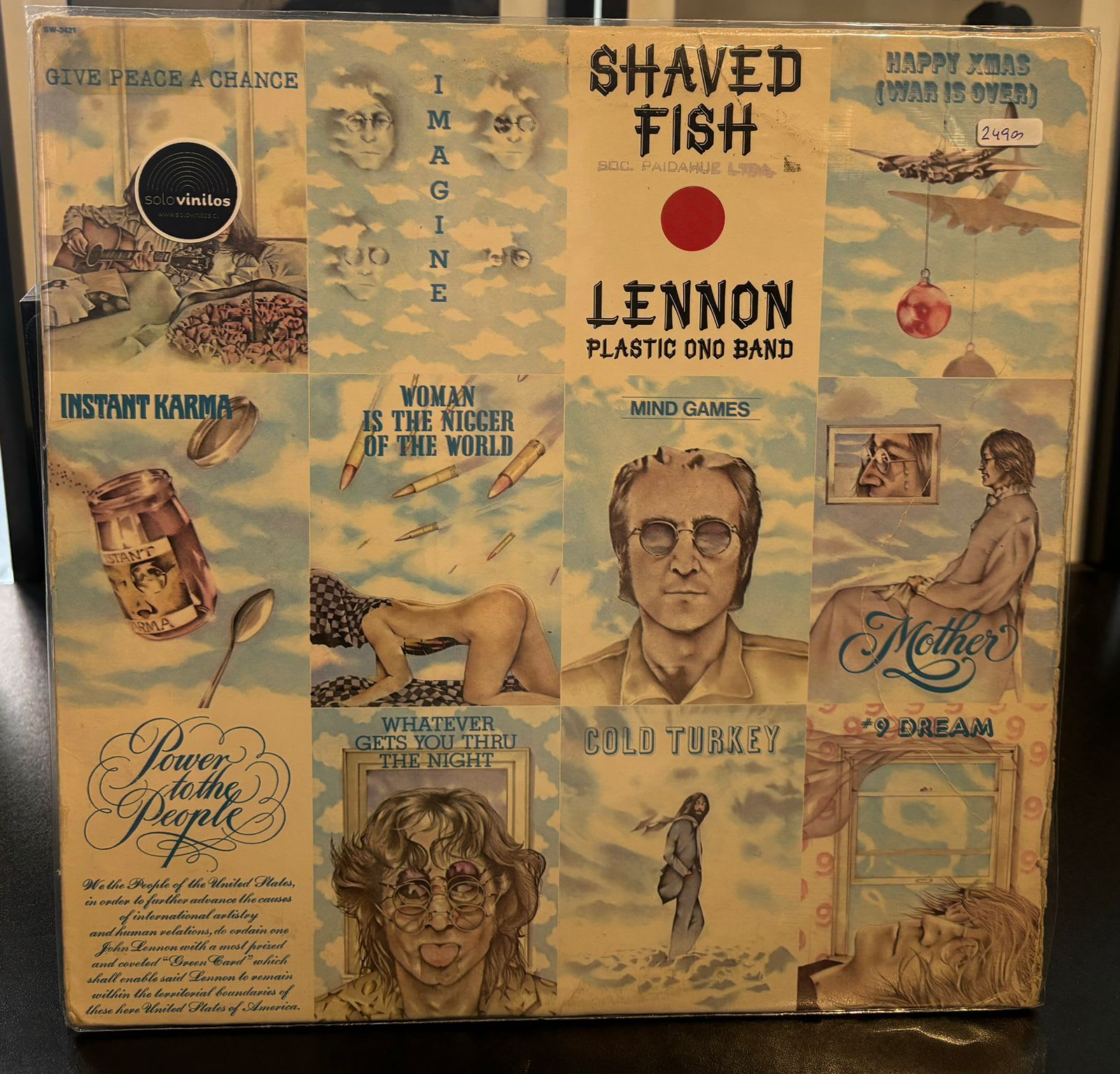 John Lennon - Shaved Fish | Solo Vinilos