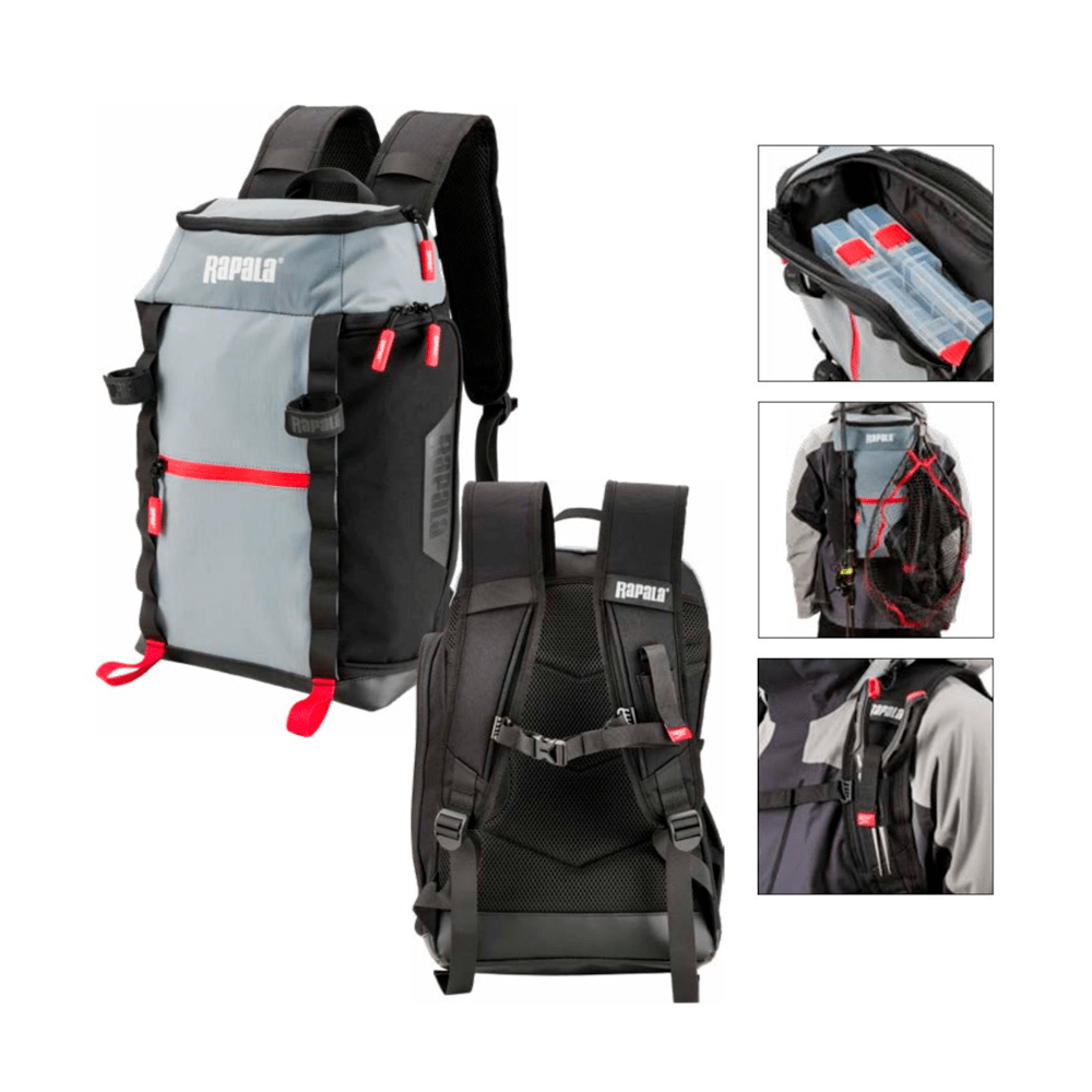 MOCHILA RAPALA COUNTDOWN BACKPACK ROJO | Multisport Pescaza