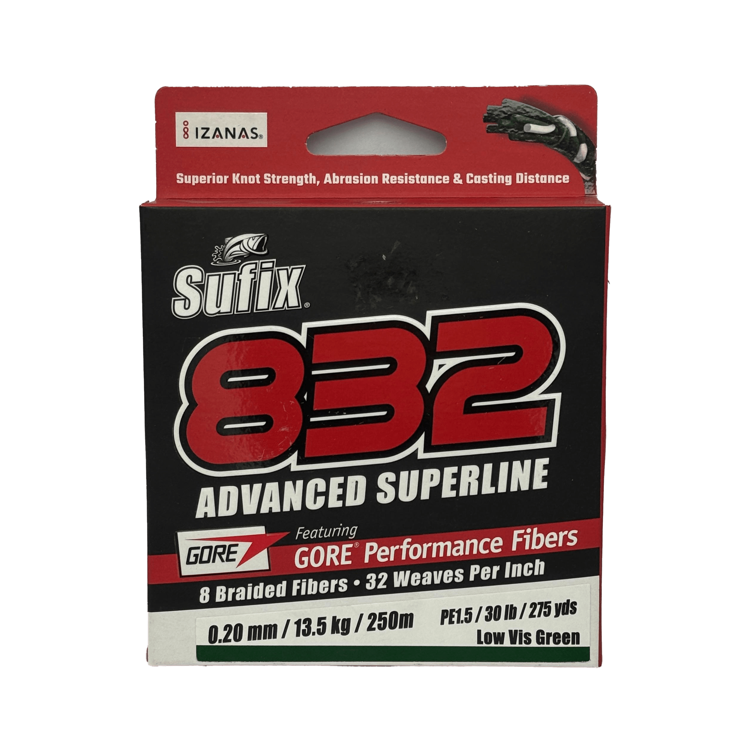 MULTIFILAMENTO SUFIX 832 VERDE 250m | Multisport Pescaza