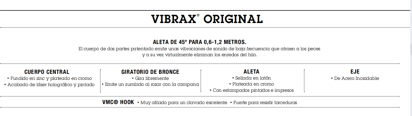 VIBRAX ORIGINAL SILVER | Multisport Pescaza