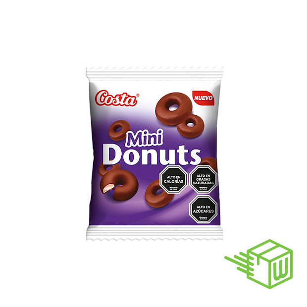GALLETA COSTA MINI DONUTS CHOCOLATE | Nuevo Supermercado Sureños