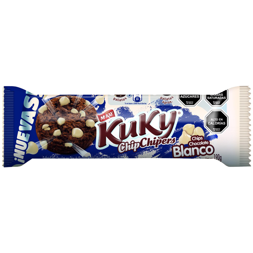 GALLETA MCKAY KUKY CHIPCHIPERS BLANCO | Nuevo Supermercado Sureños