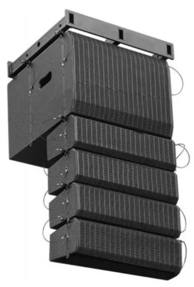 Sistema Line Array Line Tech Flae-6 | Case | Flybar | centralmusic