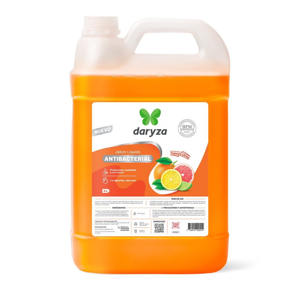 DARYZA JABON ANTIBACTERIAL GLN | FILCORSA