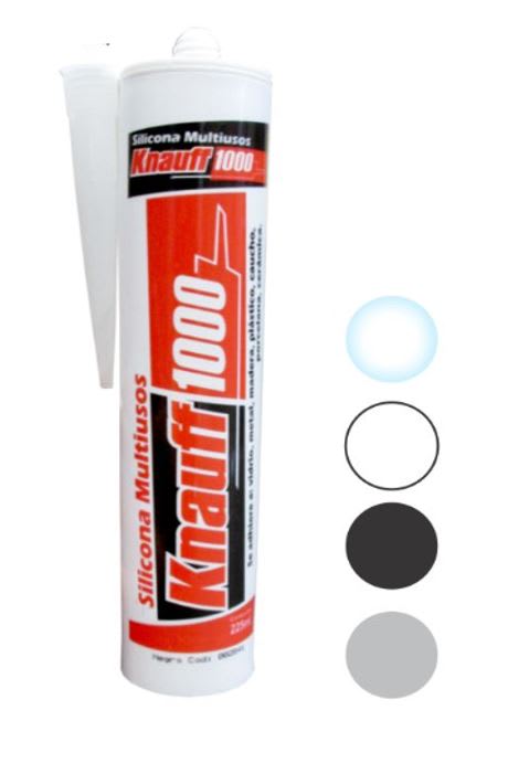 KNAUFF SILICONA MULTIUSOS BLANCO 225ML | FILCORSA