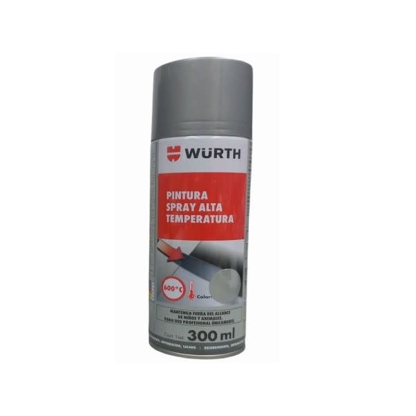 WURTH PINTURA SPRAY ALTA TEMP ALUMINIO 300ML | FILCORSA