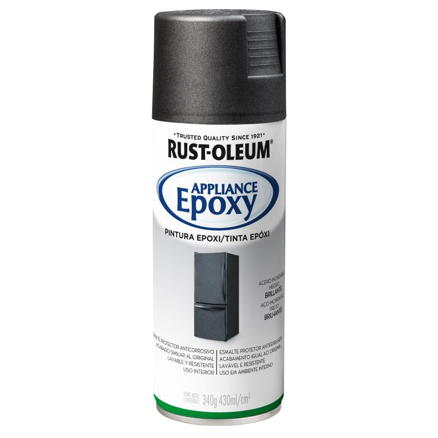 RUST OLEUM APPLIANCE EPOXY ACERO INOXIDABLE NEGRO | FILCORSA