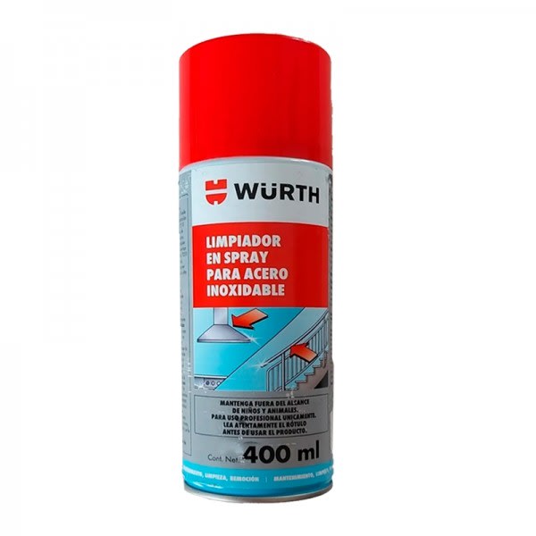WURTH SPRAY DE MANTENIMIENTO DE ACERO INOXIDABLE 400ml | FILCORSA