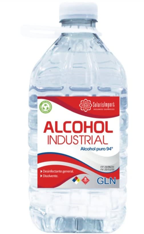SOLARIS ALCOHOL INDUSTRIAL GL | FILCORSA