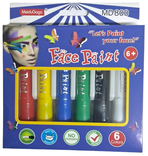 PINTA CARITA TRADICIONAL 6 UNIDADES | Nuevo Alesan Importadora