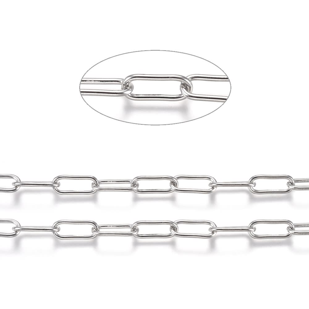 CADENA POR METRO ACERO INOX ESLABON MAXI 17X7MM | Adri Accesorios