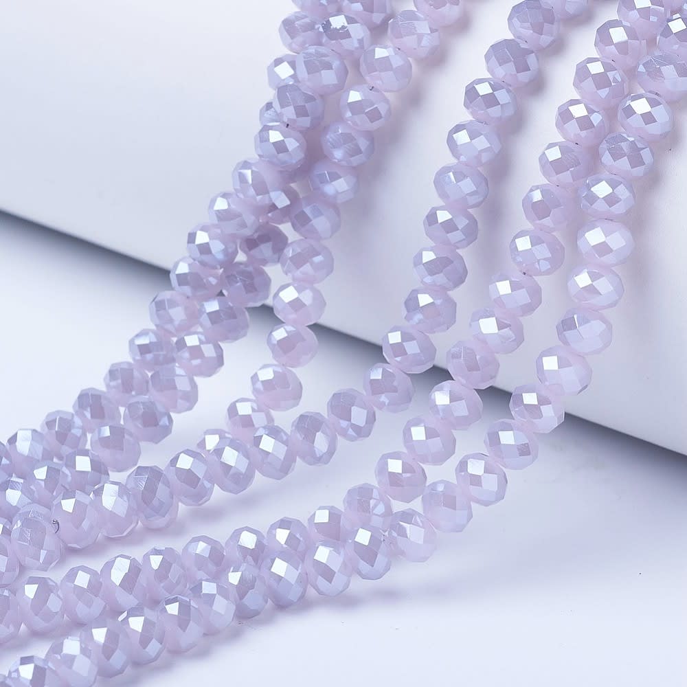 CRISTAL AUSTRIACO LILA PERLADO IMIT. JADE 3MM | Adri Accesorios