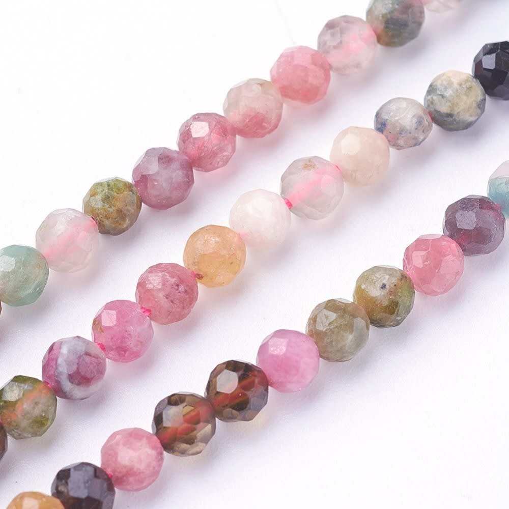 TURMALINA FACETADA 4MM | Adri Accesorios