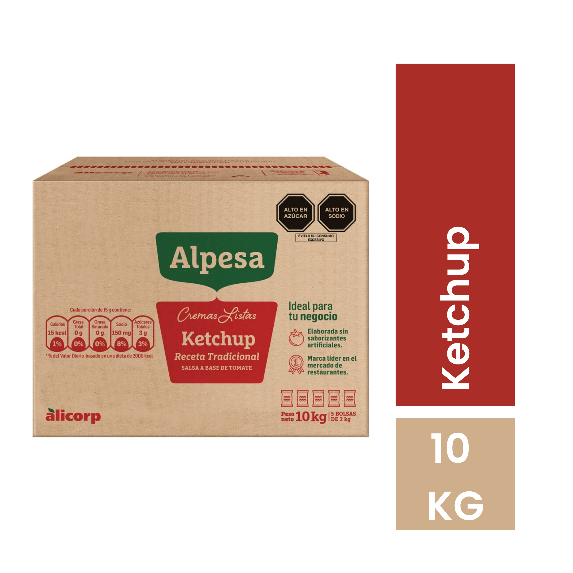 Cj alpesa ketchup 10 kg | Rol Market