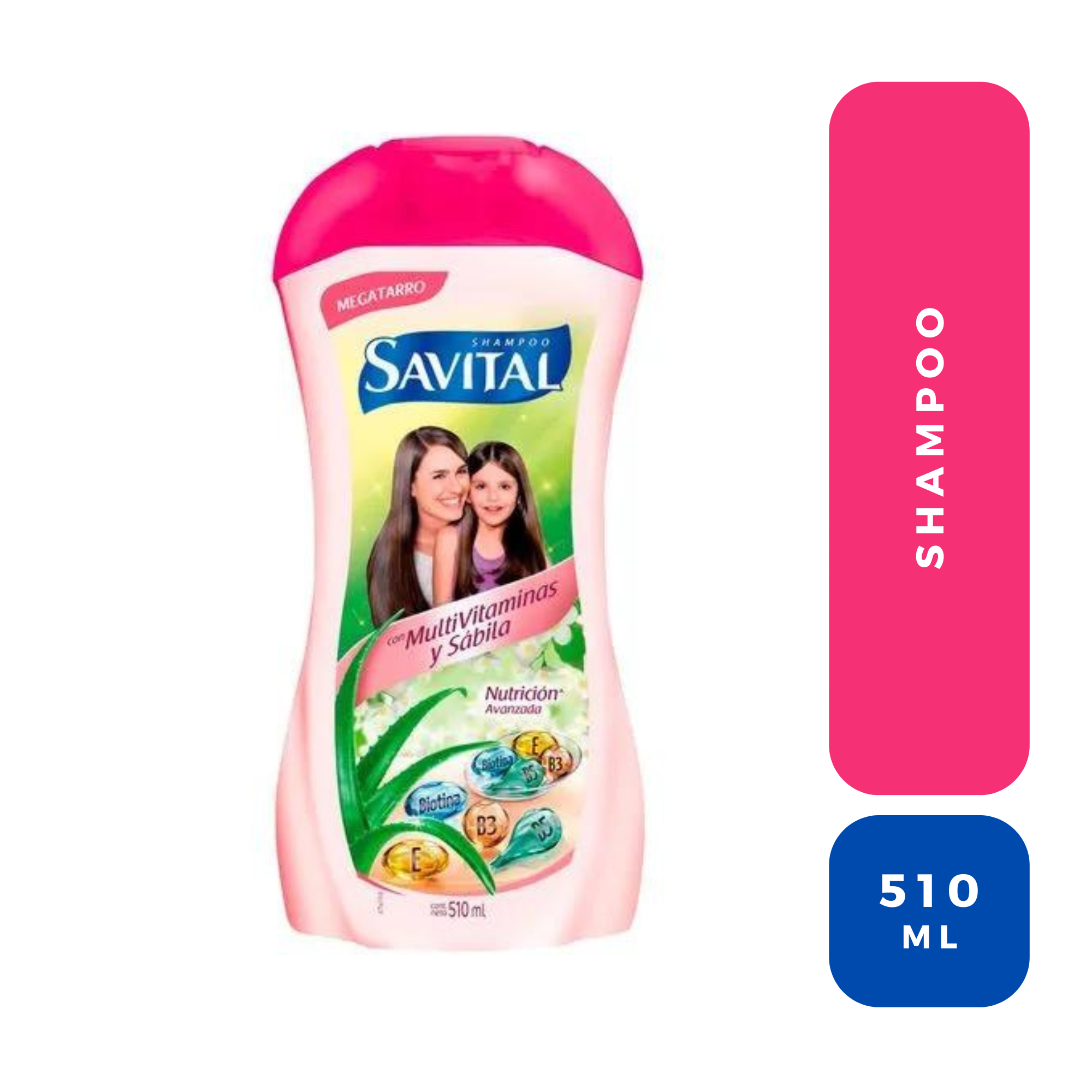savital shampoo multivitaminas sábila 510 ml | Rol Market