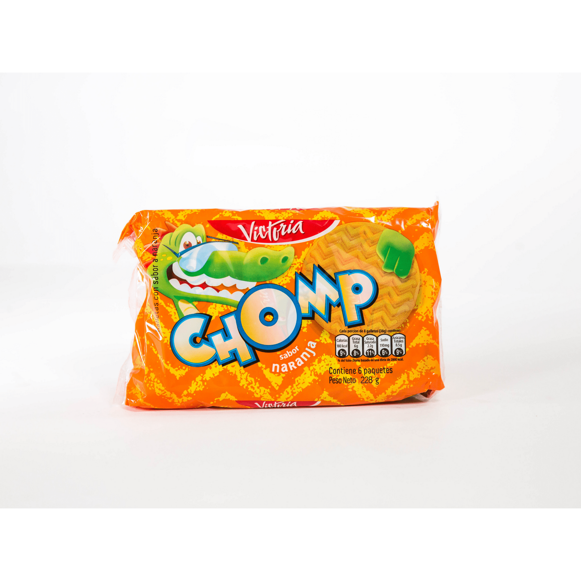 Chomp sabor naranja pack x 6 unid, | Rol Market