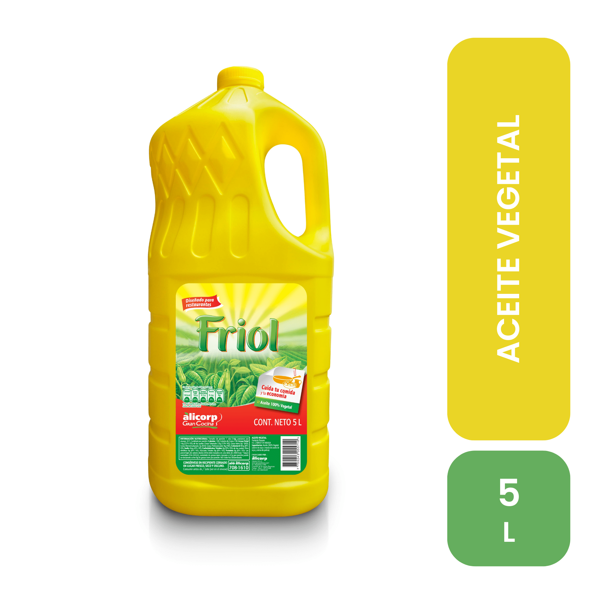 Friol aceite aceite vegetal 5 L | Rol Market