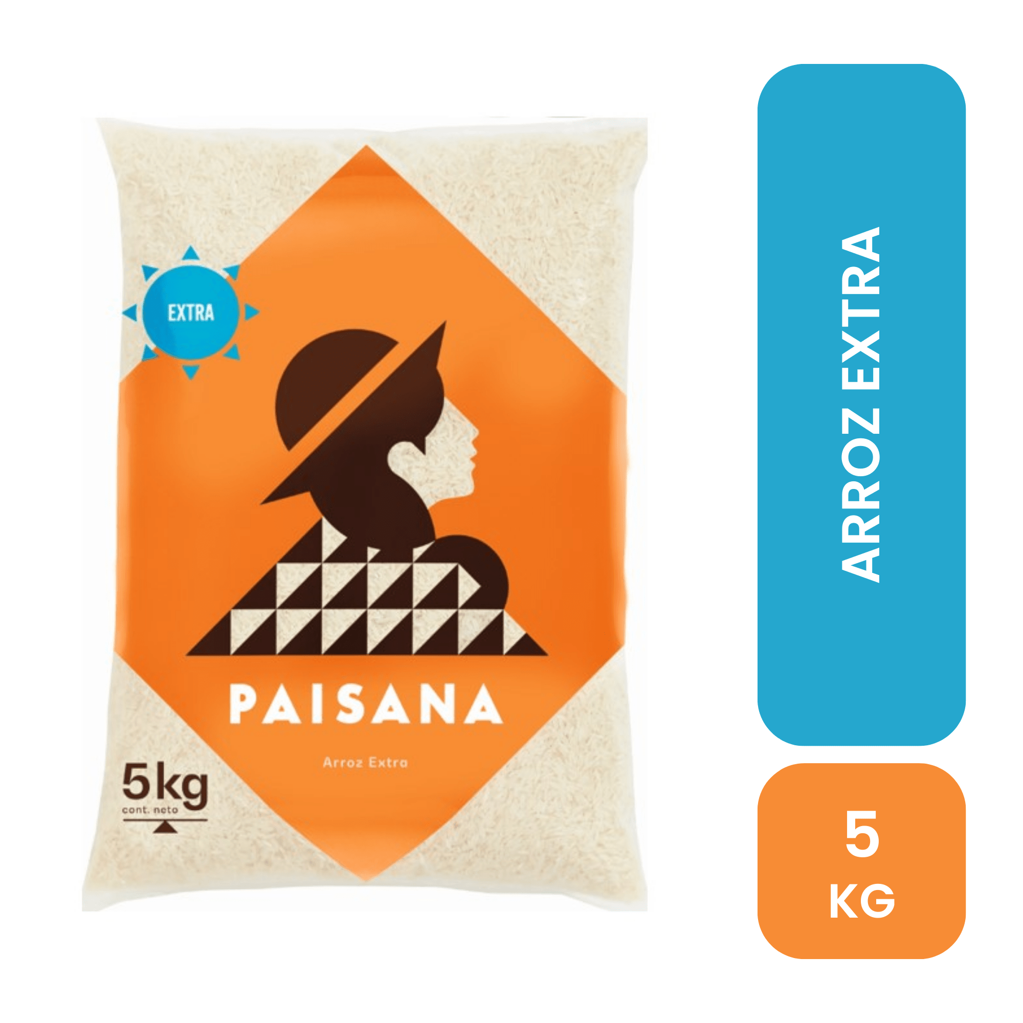 Paisana arroz extra 5kG | Rol Market