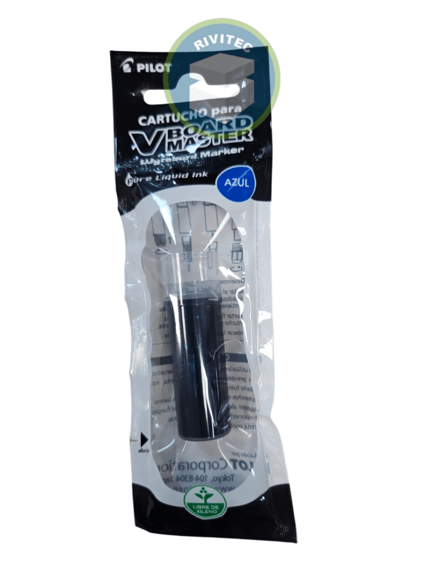 RECARGA DE TINTA PLUMON PIZARRA AZUL | Rivitec
