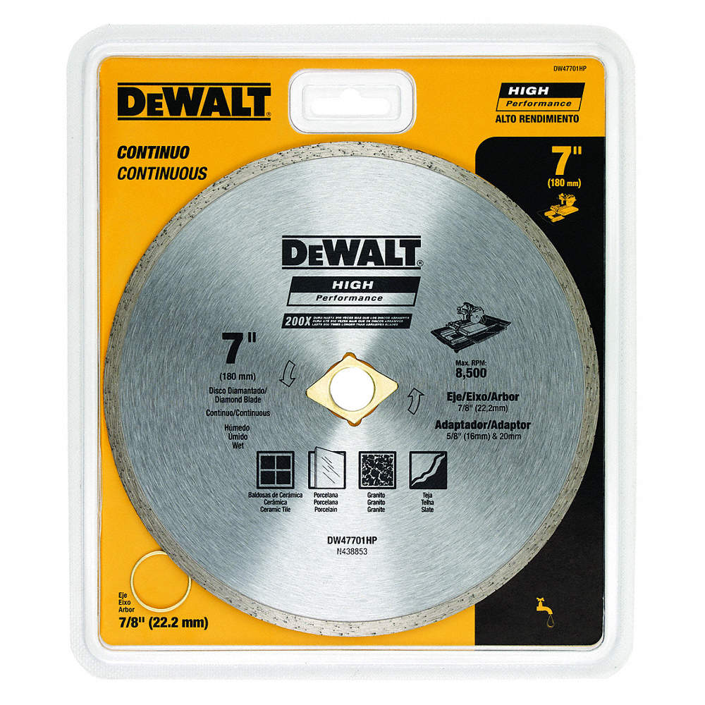 DISCO DIAMANTADO HP 7" CONTINUO DW47701HP DEWALT | MaqCenterPerú ...