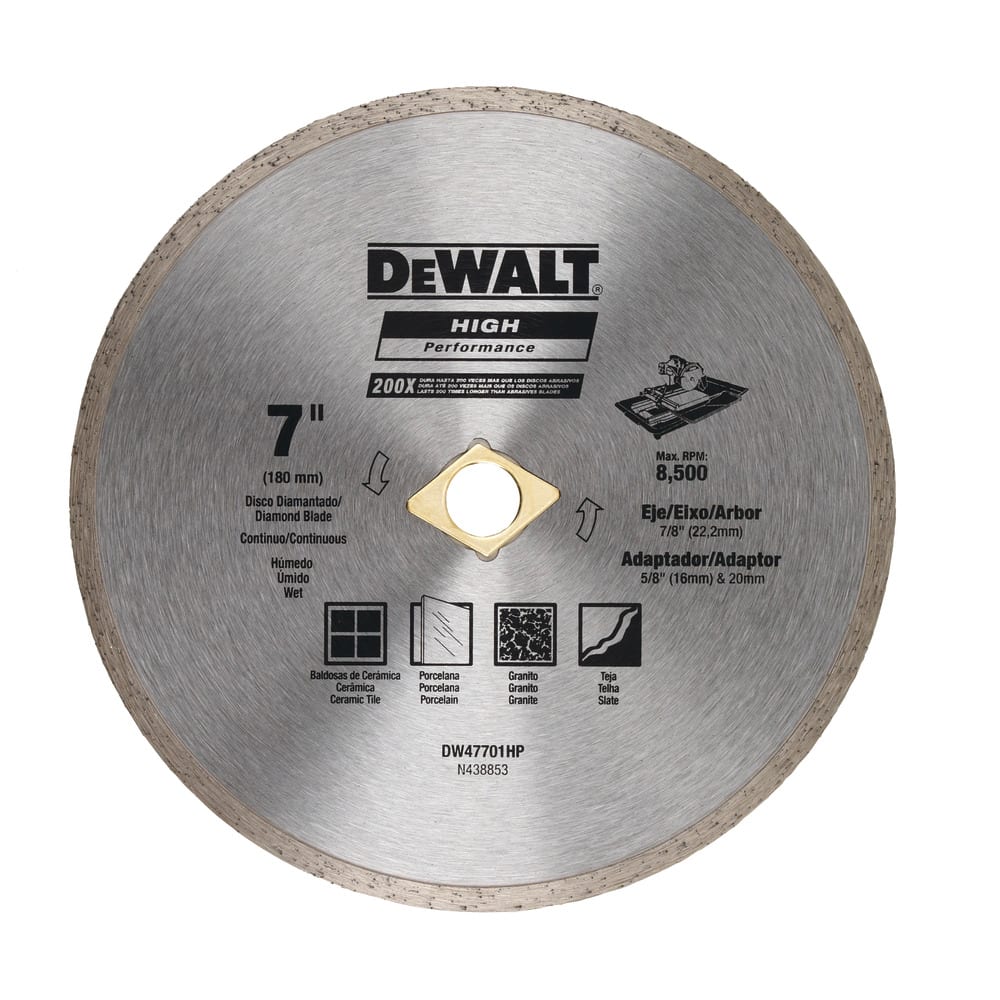 DISCO DIAMANTADO HP 7" CONTINUO DW47701HP DEWALT | MaqCenter_Perú ...