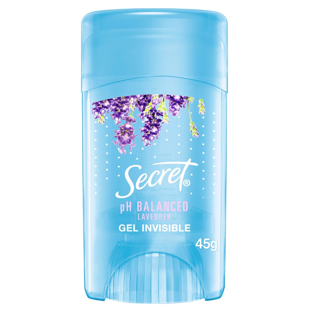 Secret Desodorante Gel Invisible pH Balanced Lavander Frasco 45gr | Eco ...