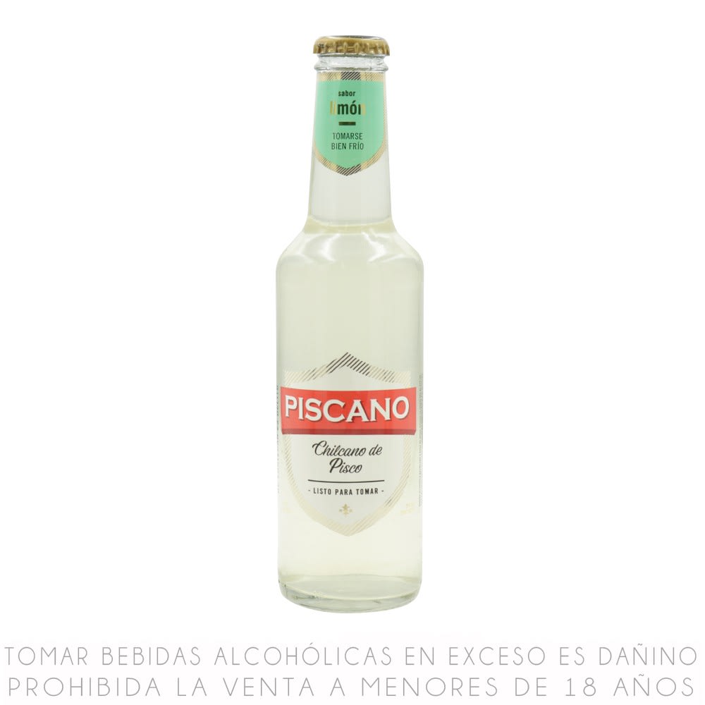 Bebida Chilcano de Pisco Piscano Manzana Botella 275ml | Eco Ahorro Online
