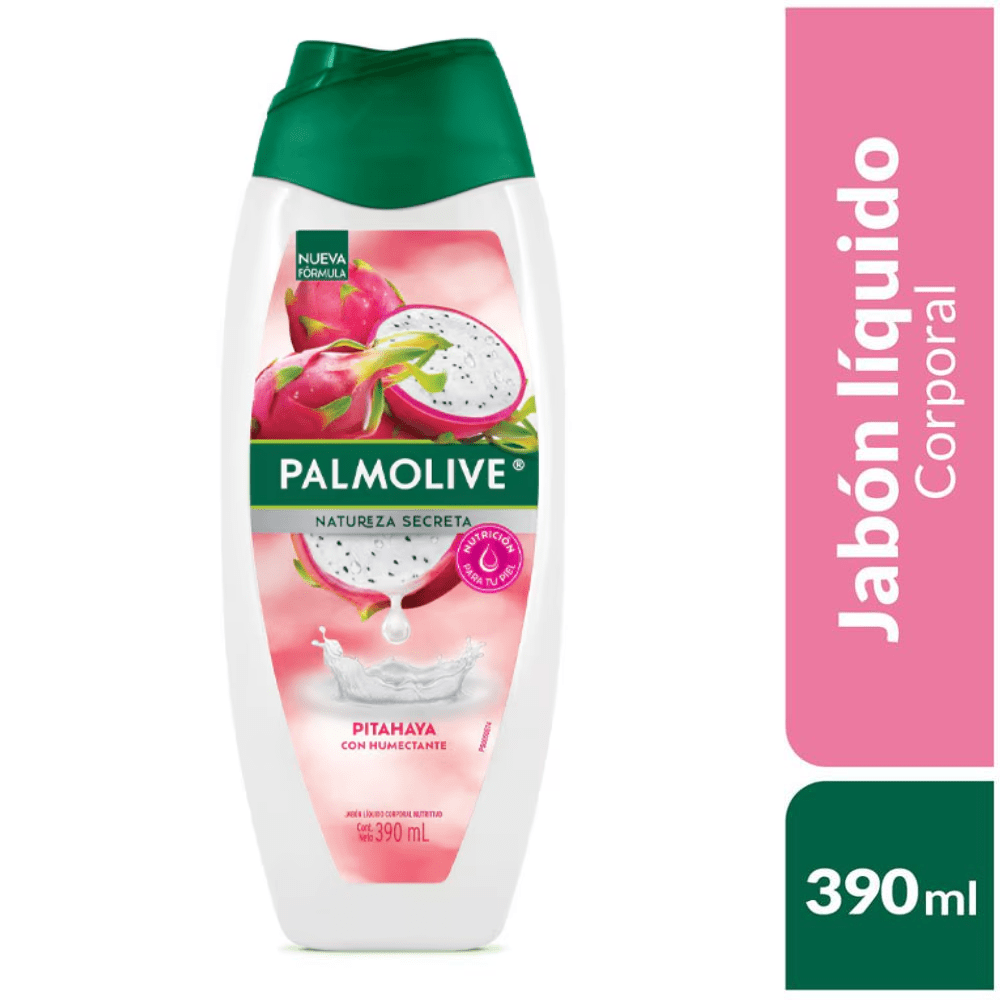 Palmolive Jabón Líquido Nutritivo Pitahaya con Humectante Frasco 390ml ...