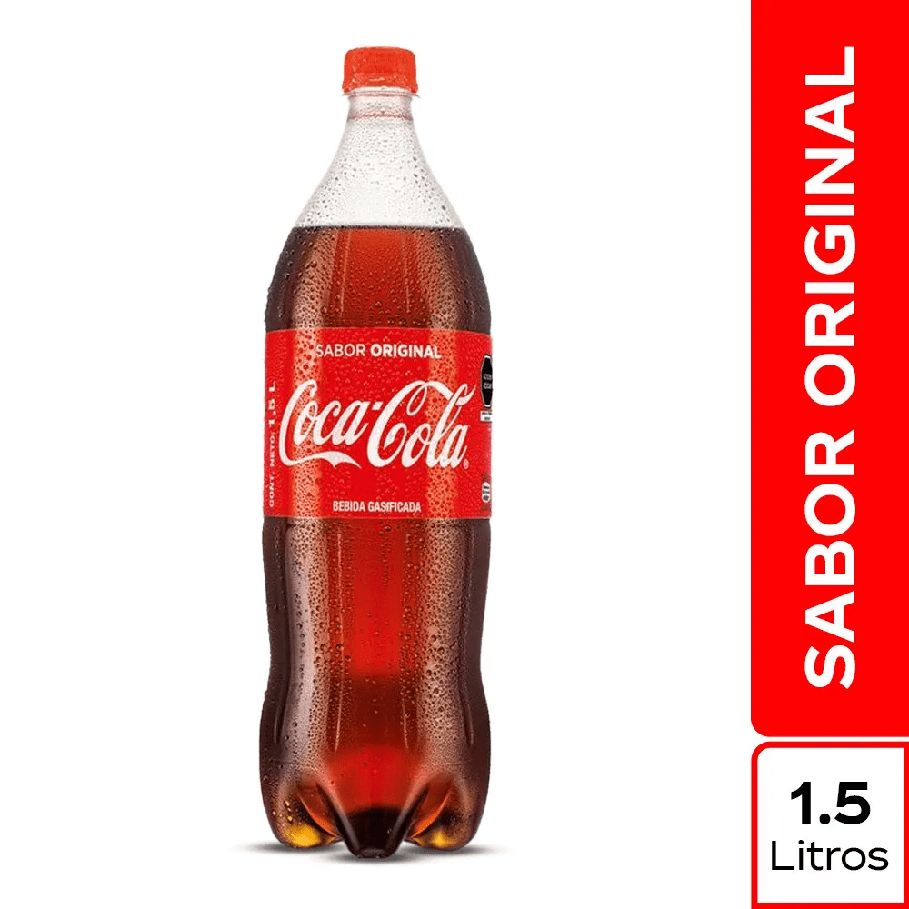 Coca Cola Gaseosa Sabor Original Botella 1.5lt | Eco Ahorro