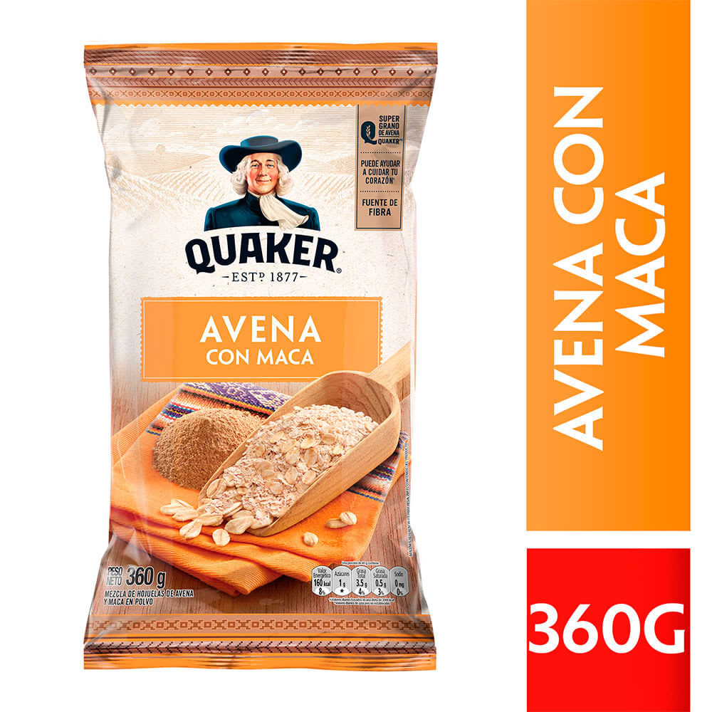 Quaker Avena con Maca Bolsa 330gr | Eco Ahorro