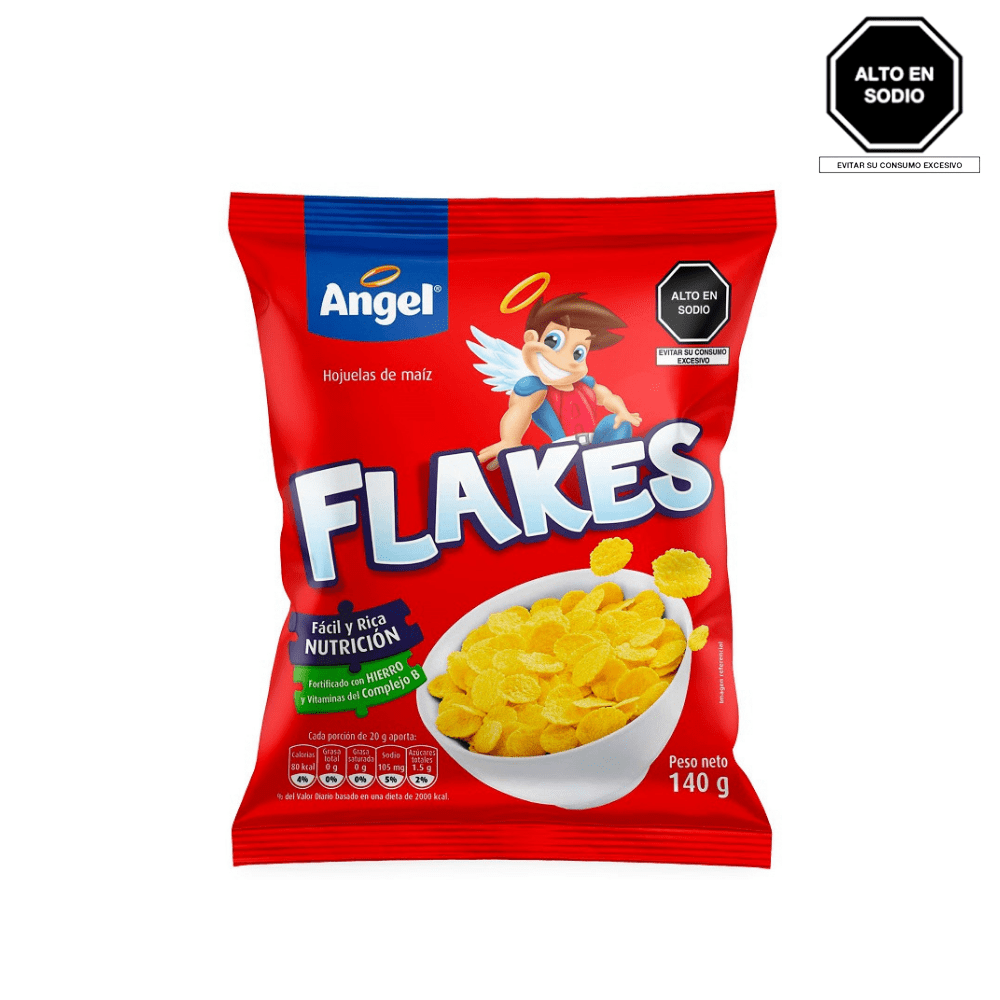 Angel Cereal Flakes Bolsa 130gr | Eco Ahorro