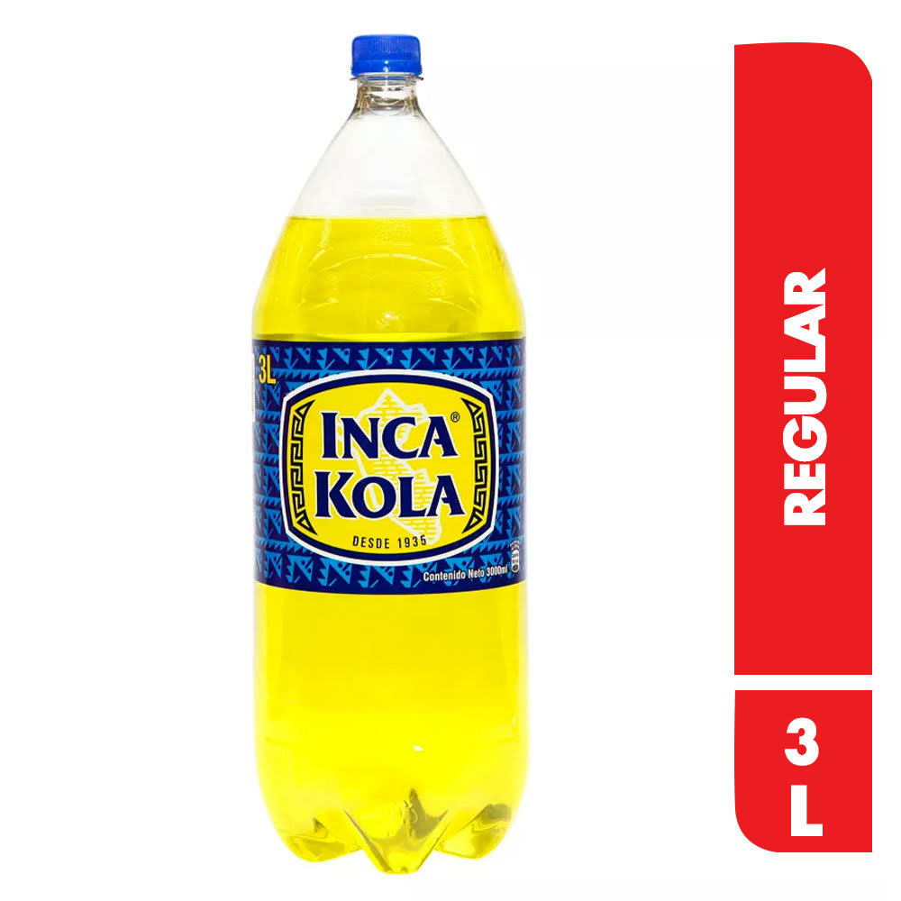 Inca Kola Gaseosa Sabor Original Botella 3lt | Eco Ahorro