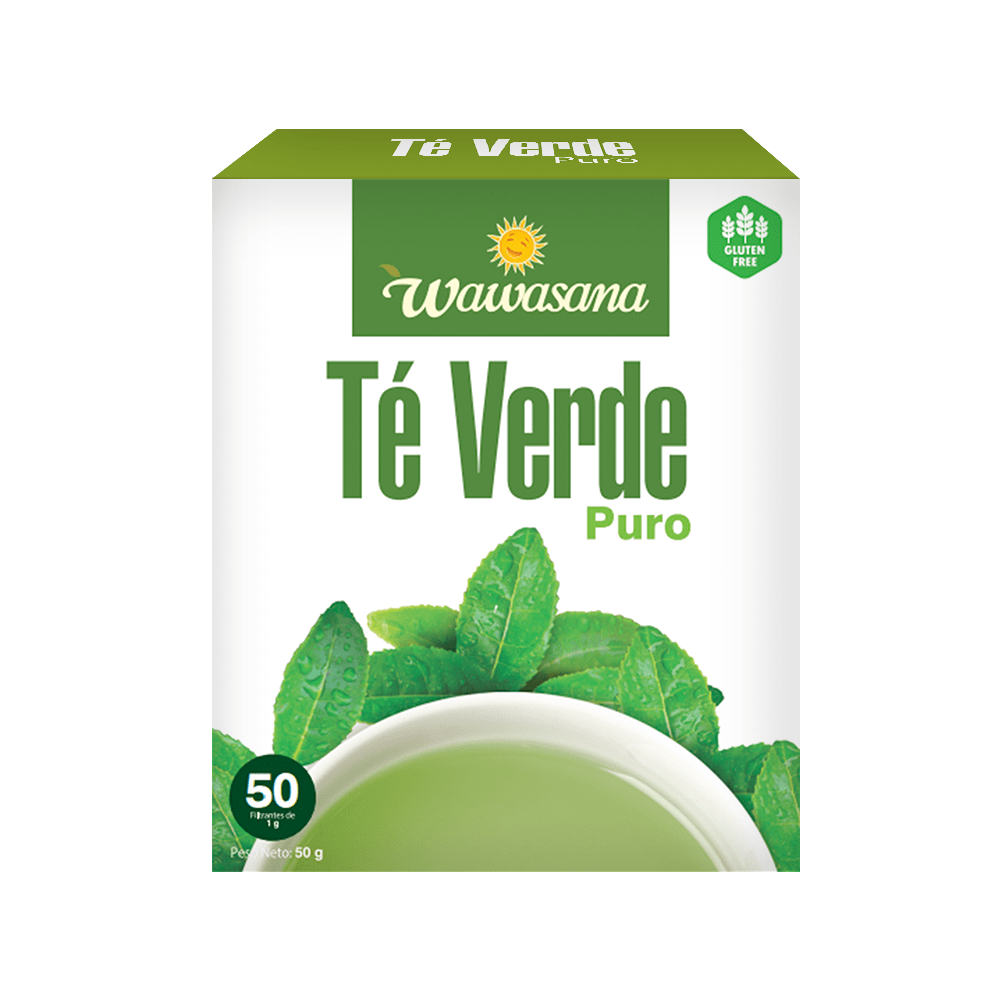 Wawasana Té Verde Puro Filtrante Caja 50und | Eco Ahorro