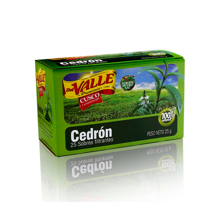 Del Valle Cedrón Filtrante Caja 25und | Eco Ahorro