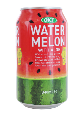 Caja Bebida Sandia Con Aloe Vera 340ml x 20 | HANA SEOUL SPA