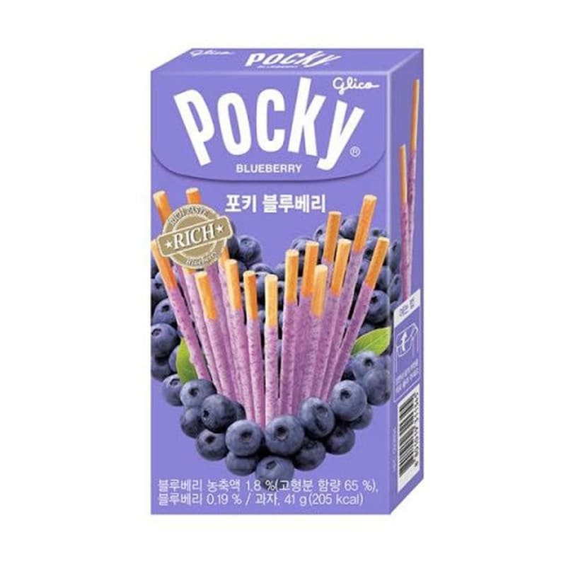 Caja Pocky Blueberry (Arandano) 44G X40 | HANA SEOUL SPA