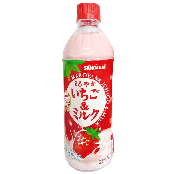 Caja Maroyaka Milk Frutilla Con Leche 500ml x 24 | HANA SEOUL SPA
