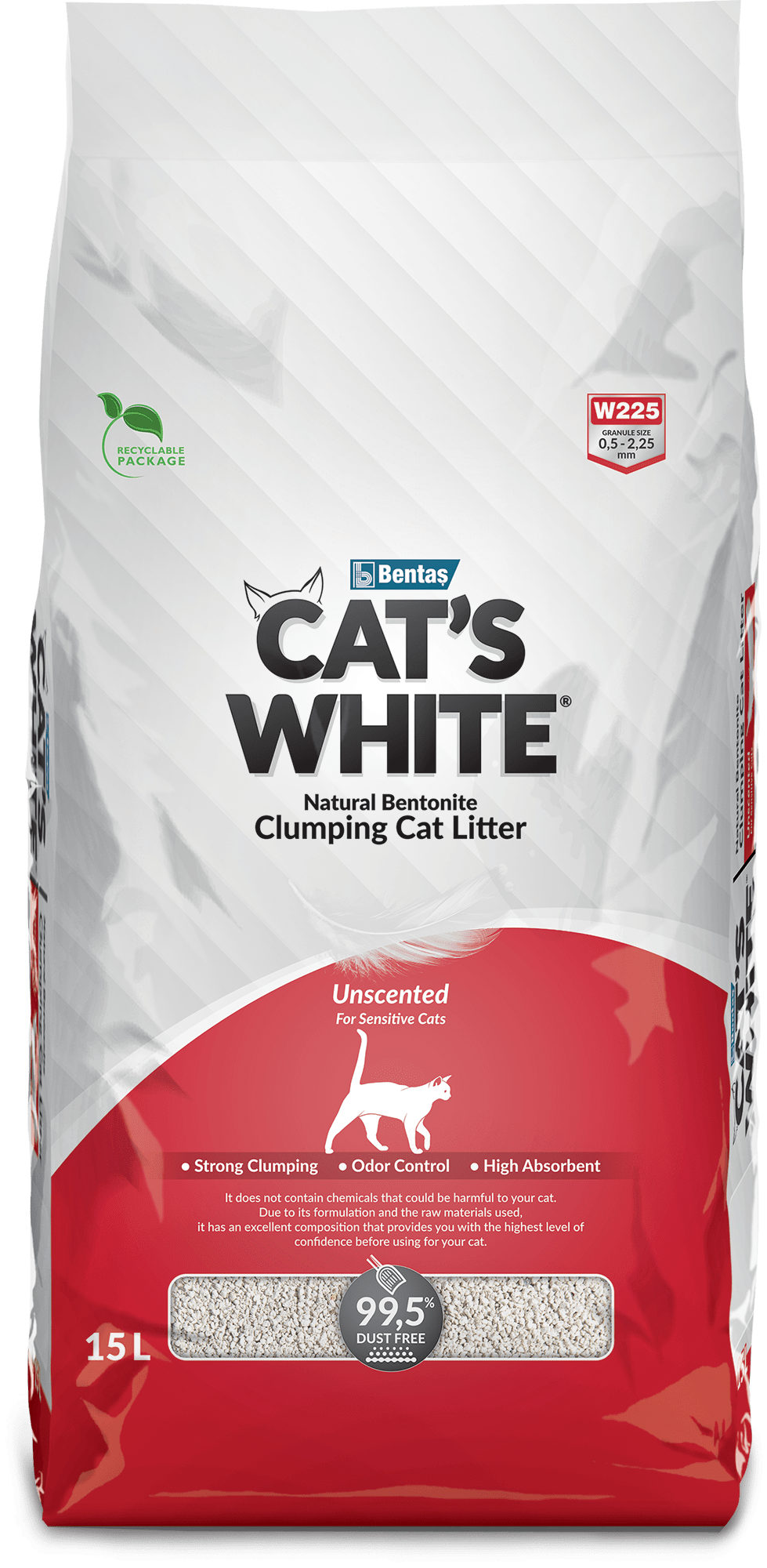 Arena Cat White Natural 20 LTS | PEDIDOS PET
