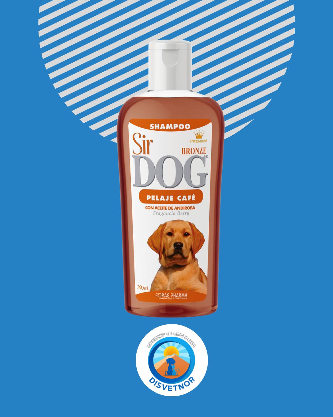 SIR DOG BRONZE SHAMPOO 390 ml | DISVETNOR | Distribuidora Veterinaria ...