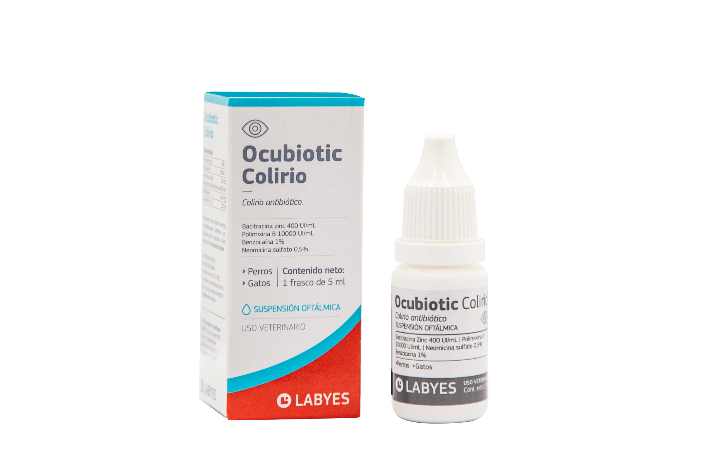 OCUBIOTIC 5 ml | DISVETNOR | Distribuidora Veterinaria Del Norte SPA