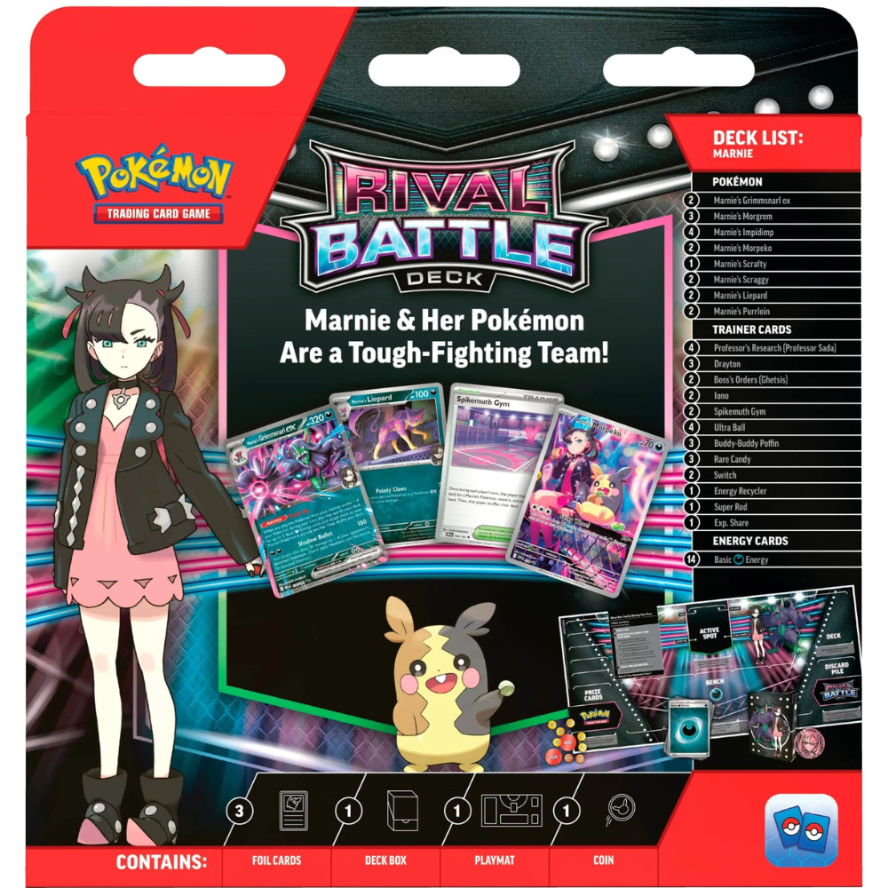 Preventa - PKM TCG S&V - Rival Battle Deck Lvl 2 - Marnie Ingles | Game ...