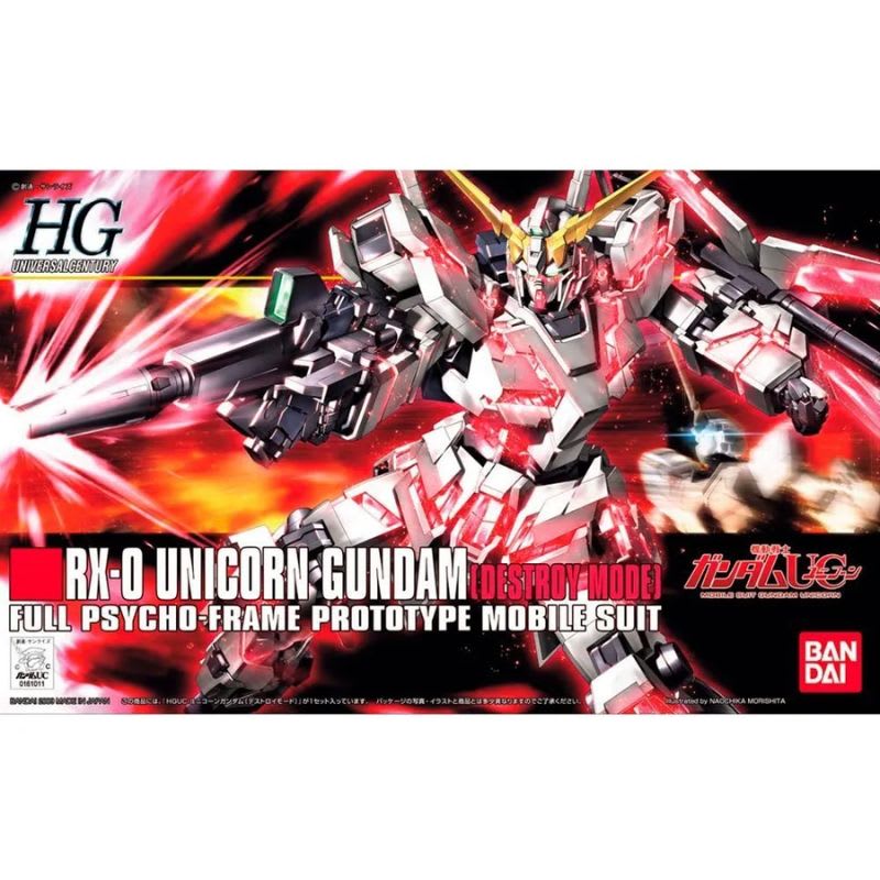 Model Kit 1/144 HGUC RX0 Unicorn Gundam Destroy Mode | Game Of Magic Tienda