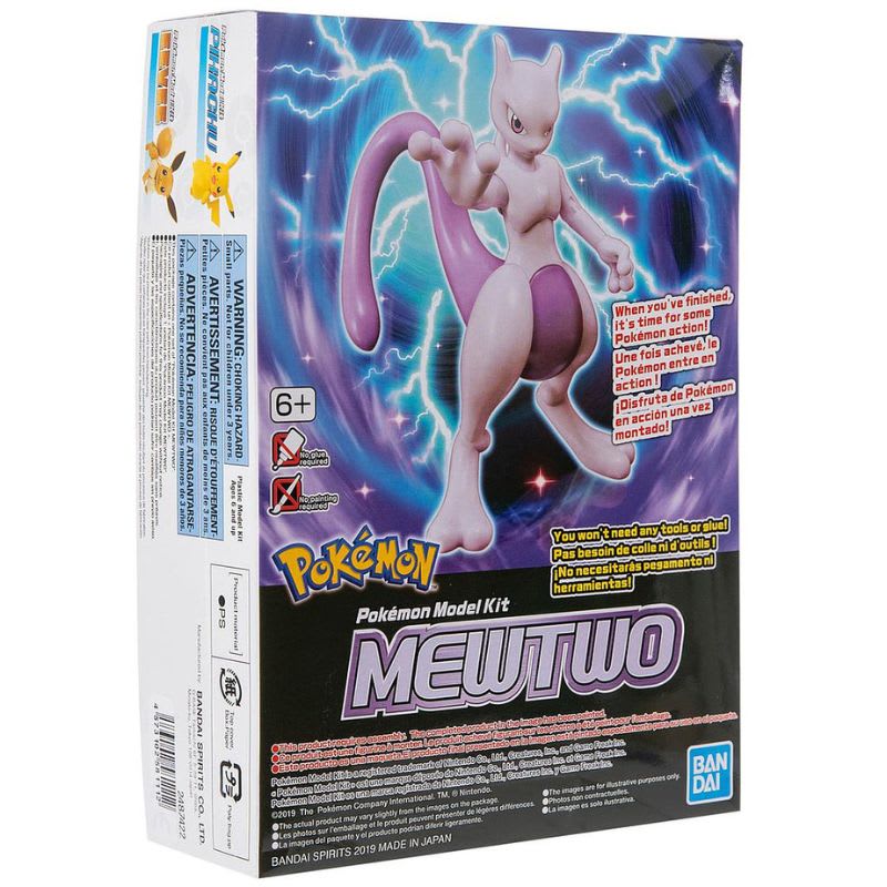 MODEL KIT POKEMON MEWTWO BANDAI HOBBY | Game Of Magic Tienda