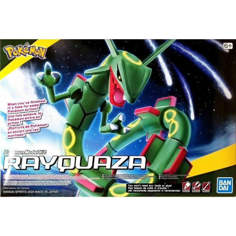 MODEL KIT POKEMON RAYQUAZA BANDAI HOBBY | Game Of Magic Tienda