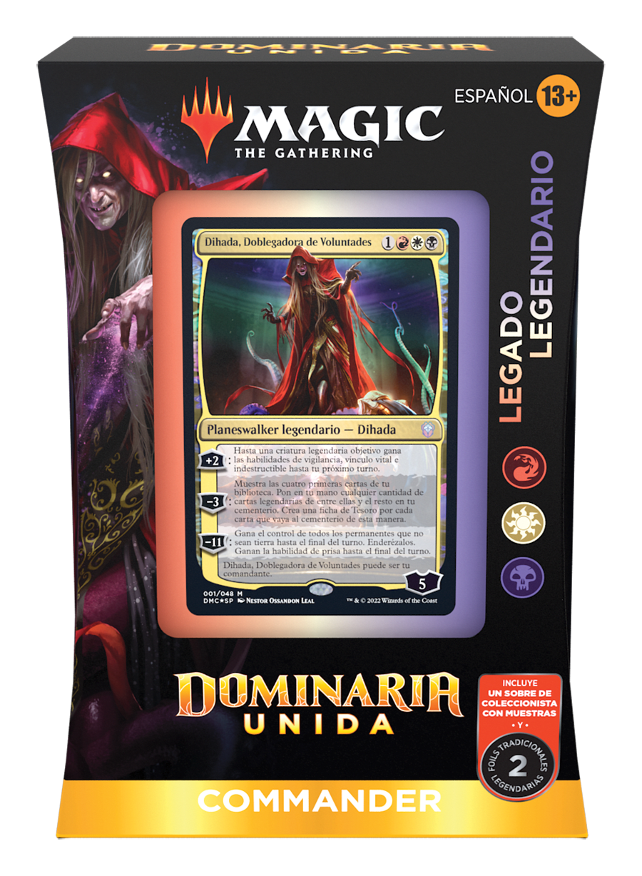Commander Deck: Legado Legendario (Negro/Rojo/Blanco) Español ...