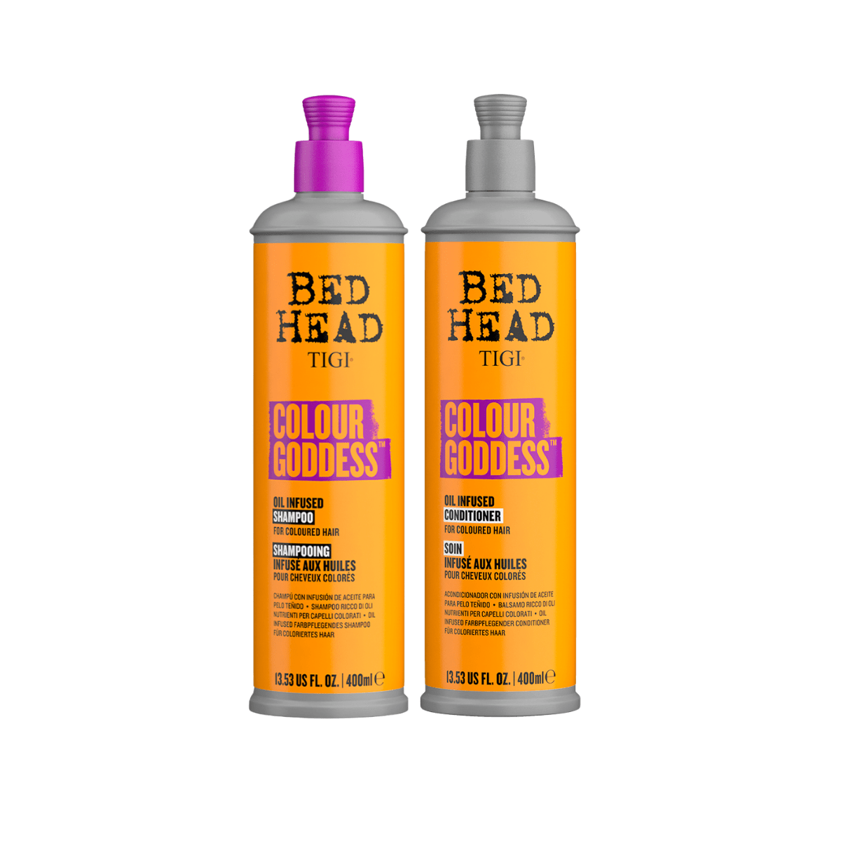 Pack Color Goddess Bed Head Tigi Shampoo + Acondicionador 400 ml | Moza ...