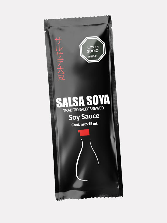 SALSA DE SOYA SACHET15 ML | DISTRIBUIDORA MECHAICO