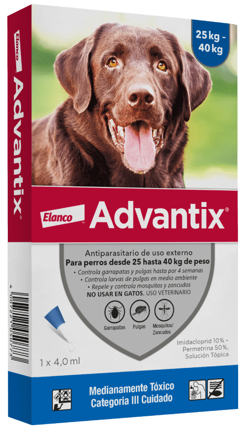 ADVANTIX 25-40 KG | SANTIAGO PET STORE